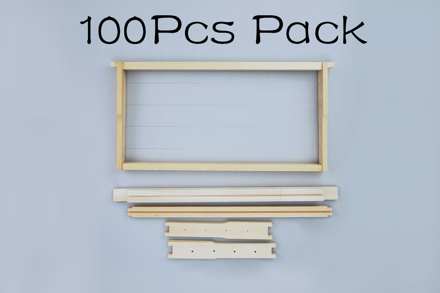 100Pcs Full Depth Frame Flat Packs - Premium Grade - BeePlaza ...