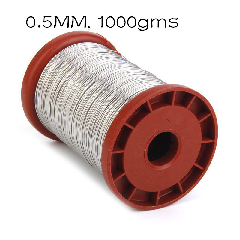Stainless steel wire 0.5mm, 1000gms - BeePlaza-beekeeping Shop